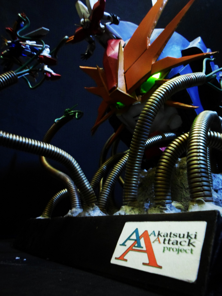 Project colony devil x god gundam diorama