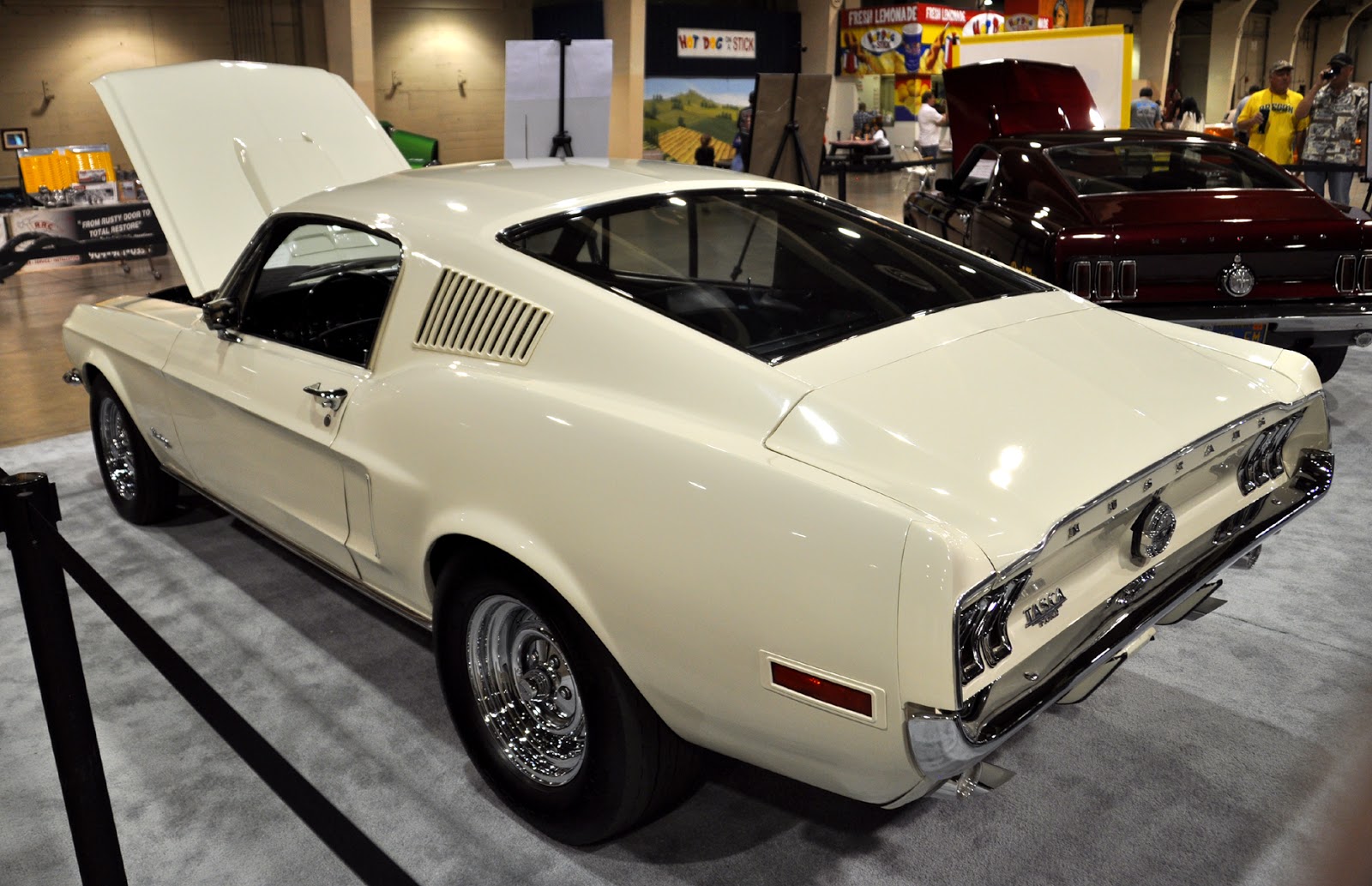 Just A Car Guy: a Tasca Ford Mustang with some rims I've never seen before