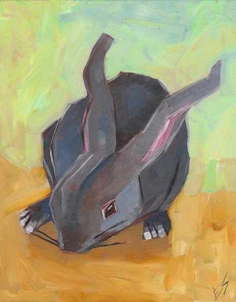 Elizabeth See Paints: Skamania County Fair Rabbits (sold)