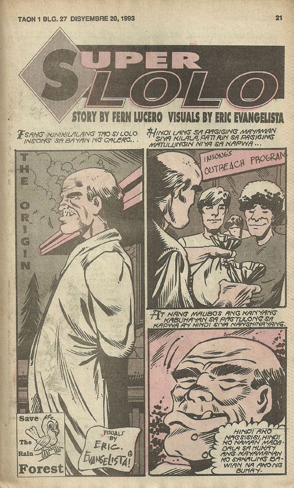 Pinoy Superheroes Universe: SUPER LOLO