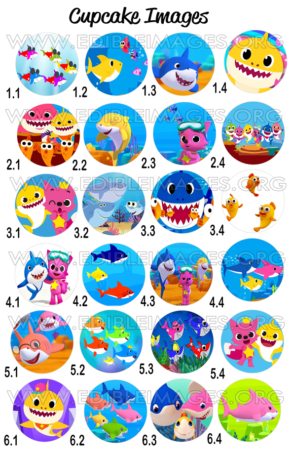 EDIBLE IMAGE BABY SHARK - Aisha Puchong Jaya