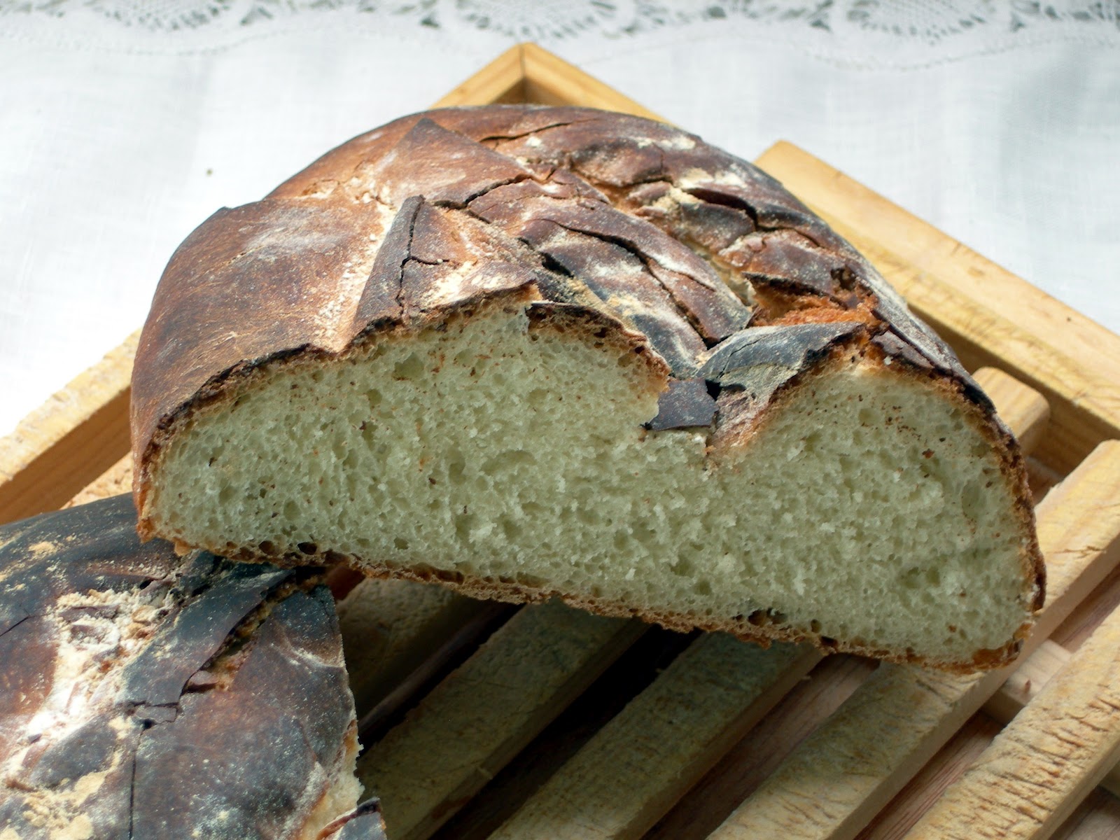 Pan blanco simple - Magdalenas de Chocolate