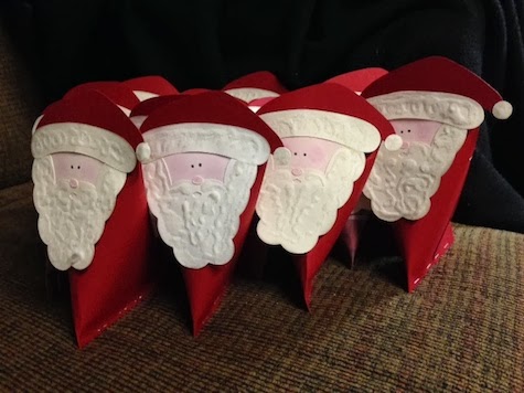 Stamped Impressions: Santa Treat Box