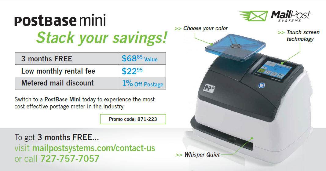 MailPost Systems: PostBase Mini Postage Meters
