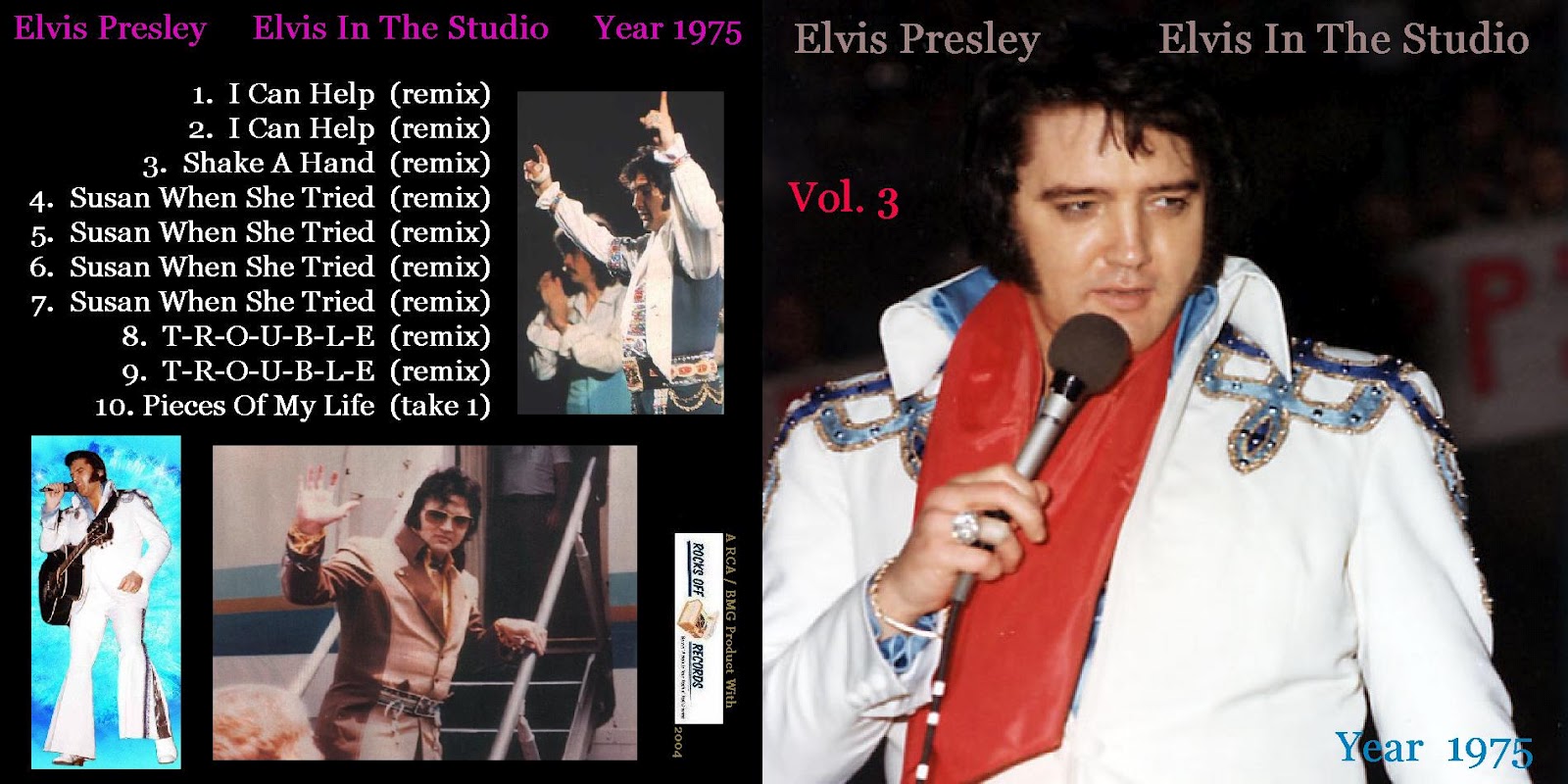 ELVIS JAR: - ELVIS IN THE STUDIO 1975 VOL. 3