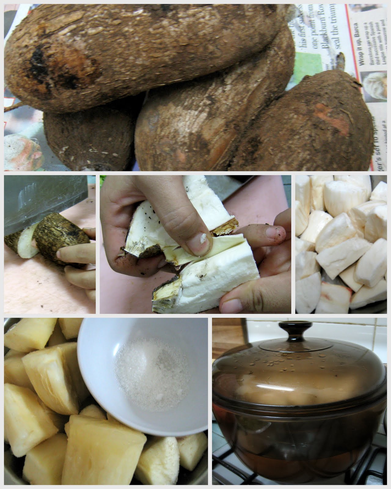 Teh Tarik Junction: Steamed tapioca