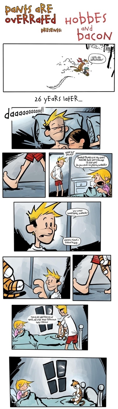 Pants Are Overrated Hobbes And Bacon