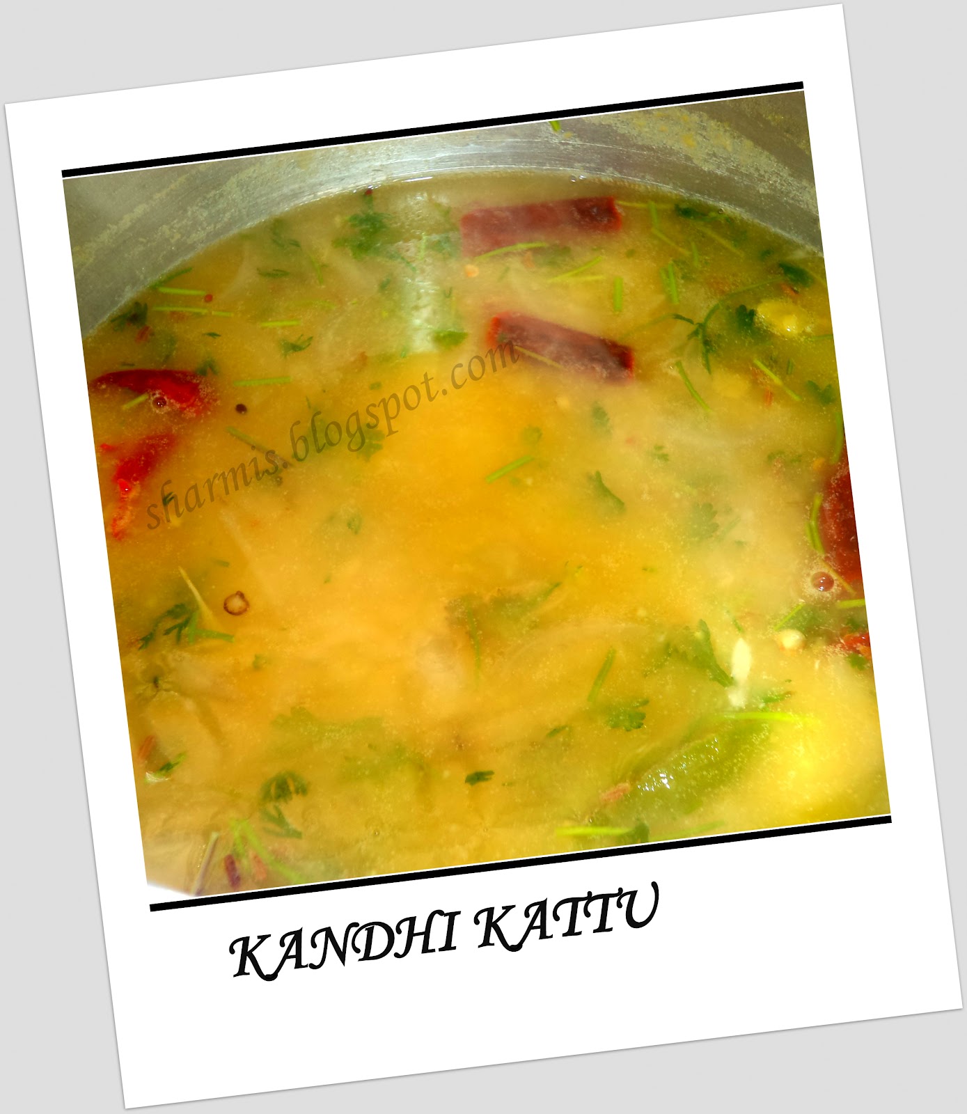 Lapp Lapp..........: KANDHI KATTU