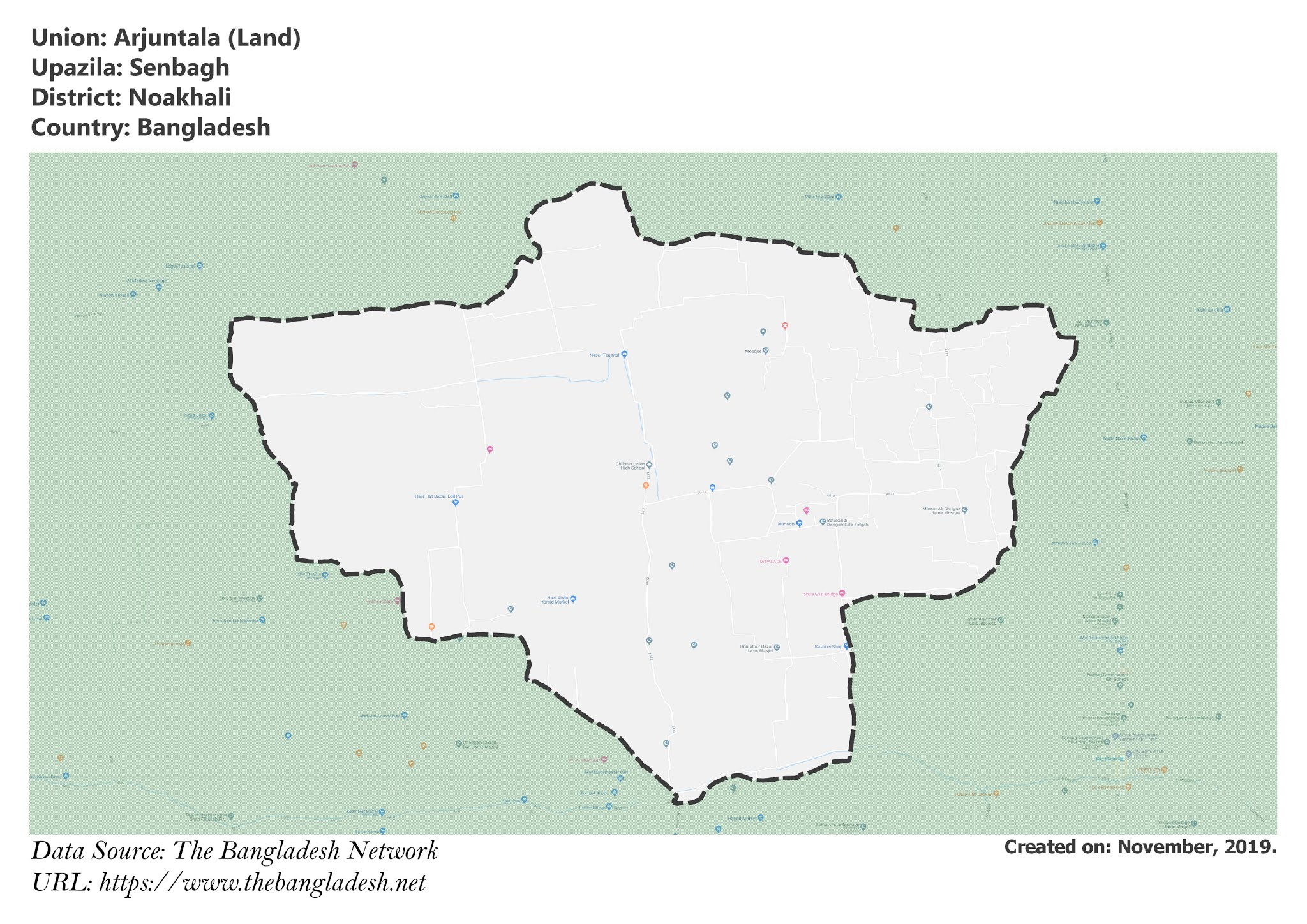 Arjuntala Union, Noakhali