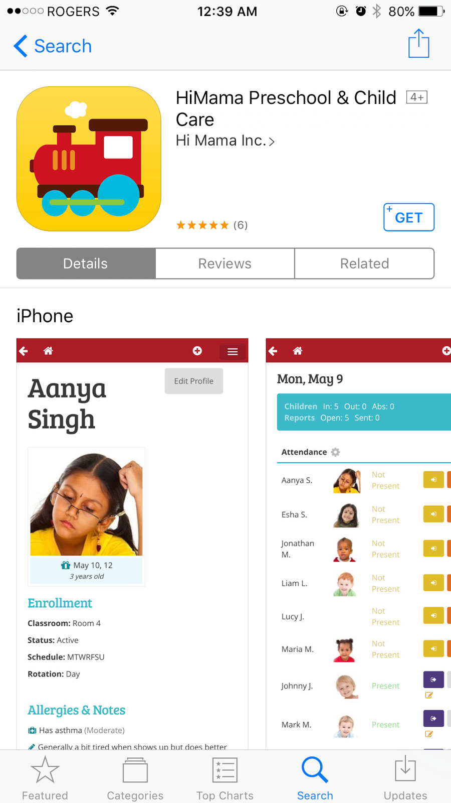 Children and Technology CLD419: HiMama - Documentation