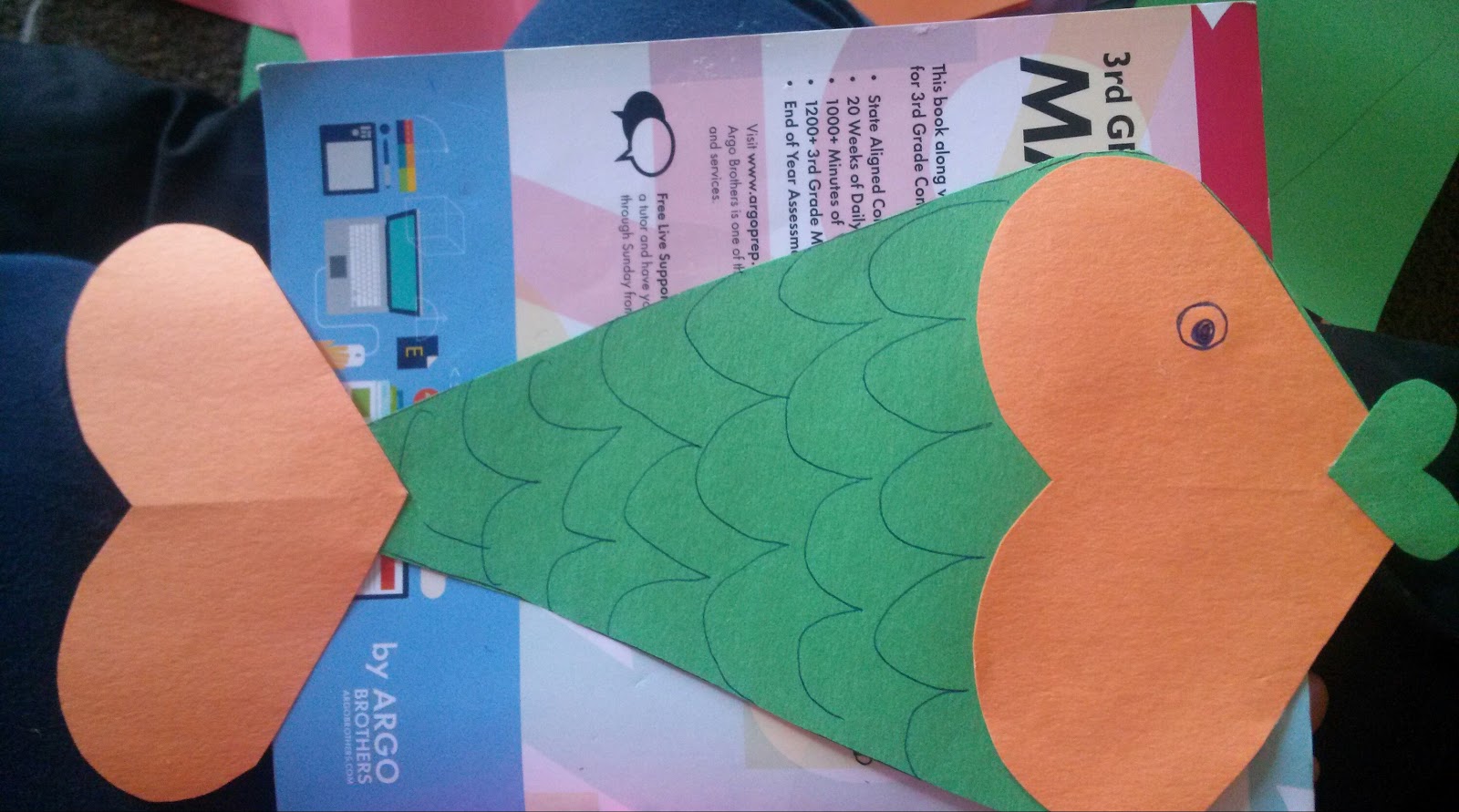 Heart Fish Valentine's Day Craft