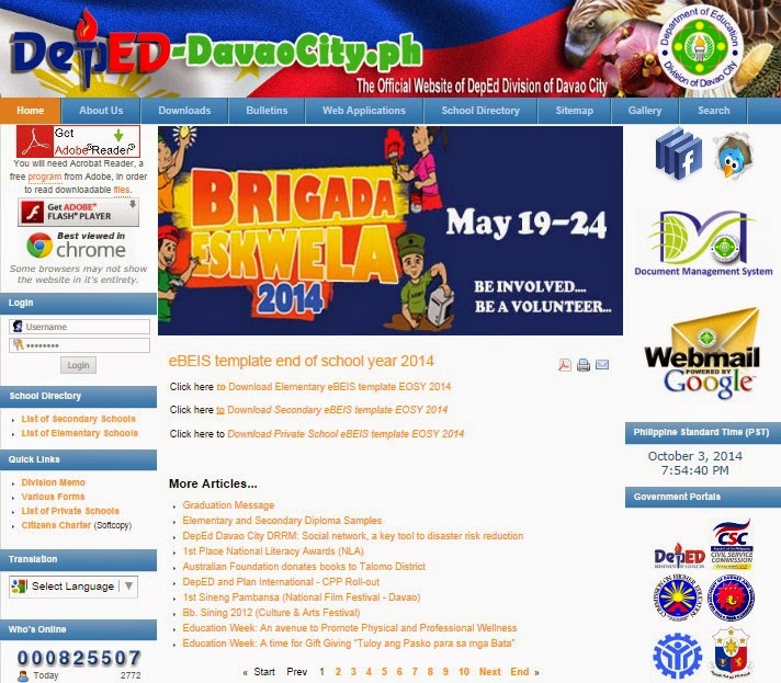 DepEd, Division of Davao City | DEPED WEBSITES