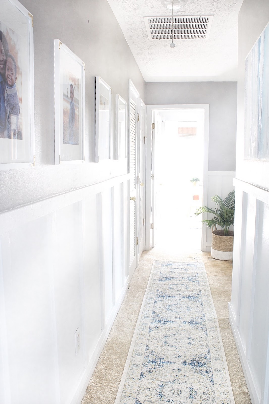 Upstairs Hallway Makeover Reveal: Spring Into Action Blog Hop - Live ...