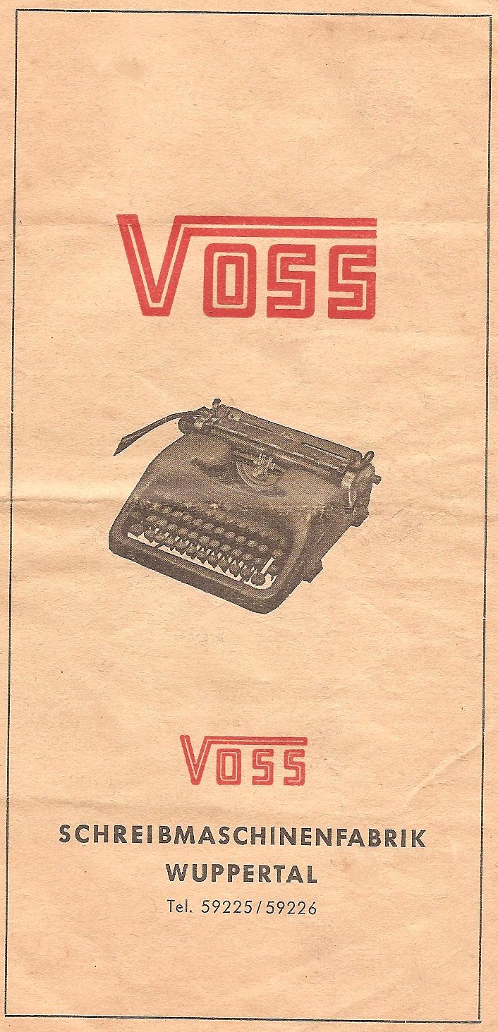 oz.Typewriter: Voss Portable-Office Typewriter