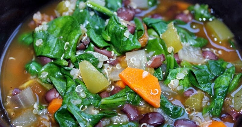 Mrs.4444 Cooks: Black Bean and Quinoa Soup