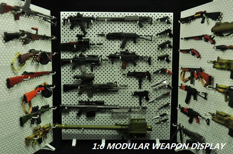 toyhaven: 1:6 Modular Weapon Display PREVIEW