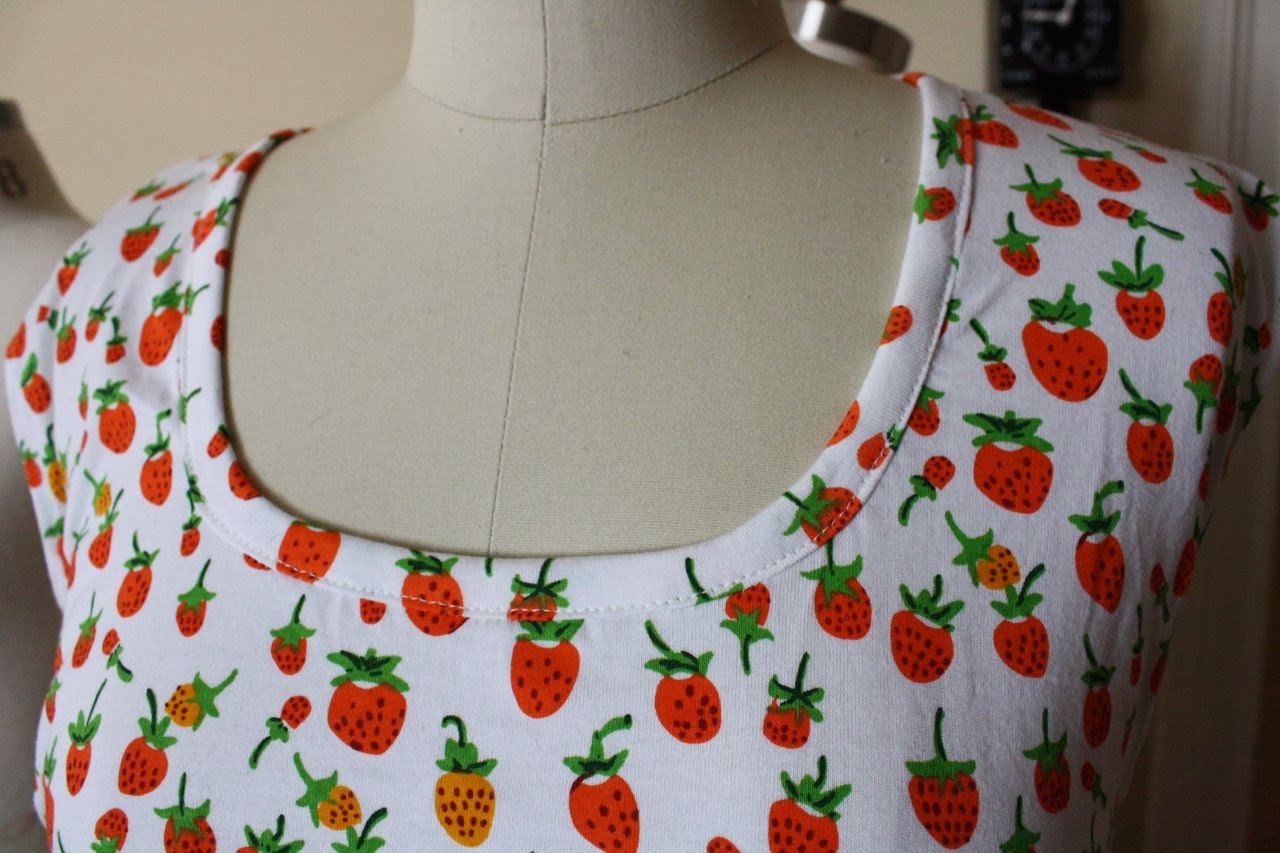 Gertie's New Blog for Better Sewing: Portrait Blouse in Strawberry ...