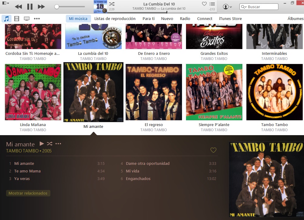 DISCOGRAFIA DE TAMBO TAMBO