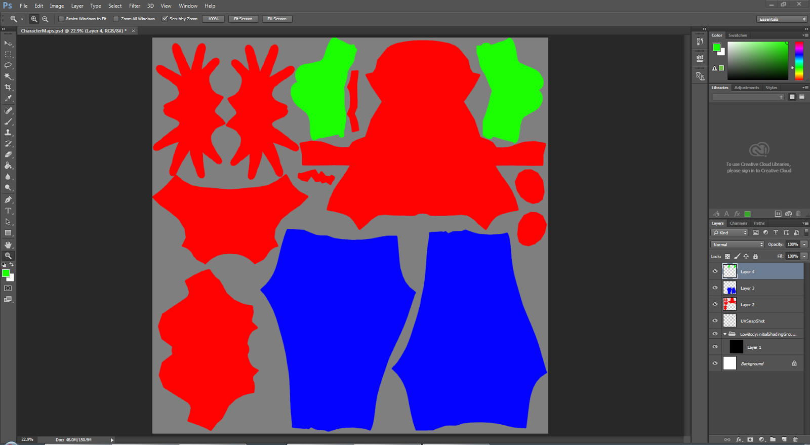 Michael Kirby CGA Blog: 3D Character Model Assignment