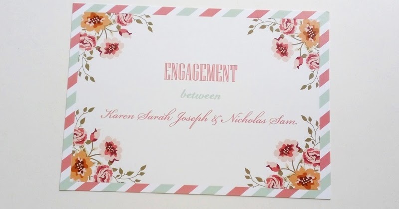 Engagement Post Card