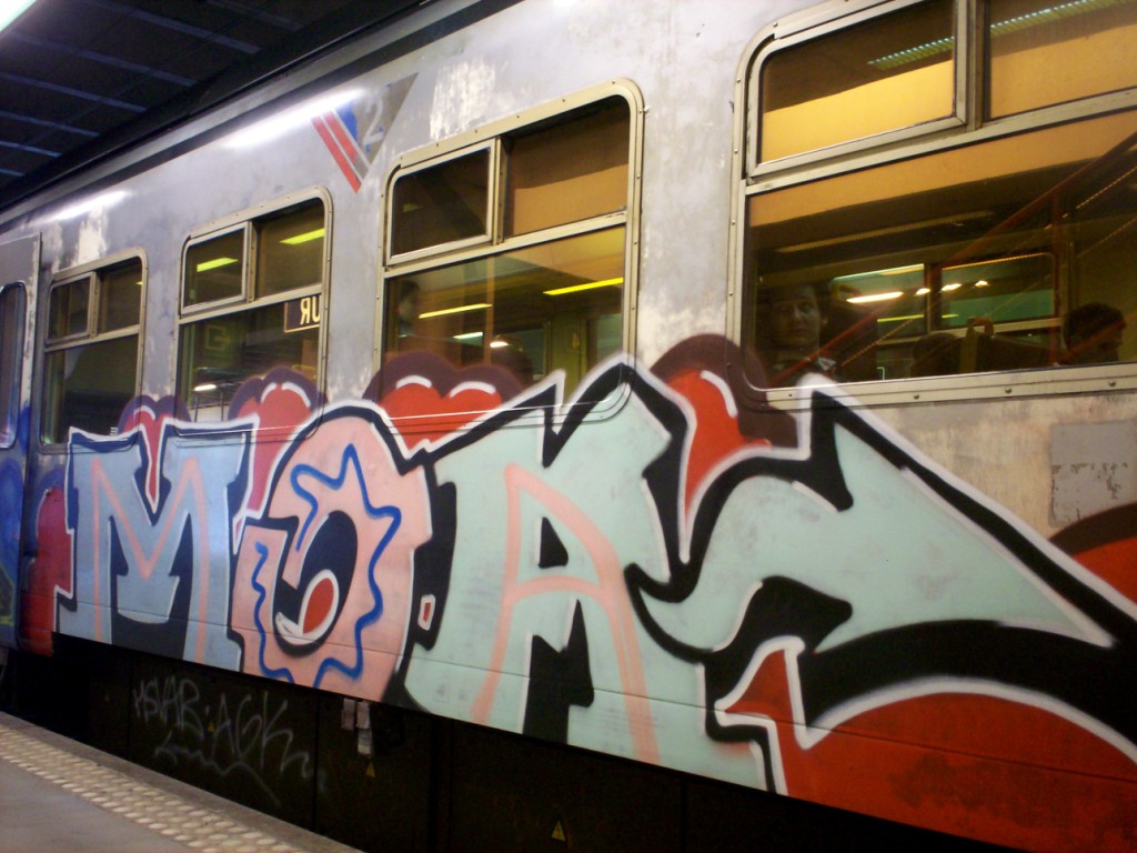 MOA Art on Train