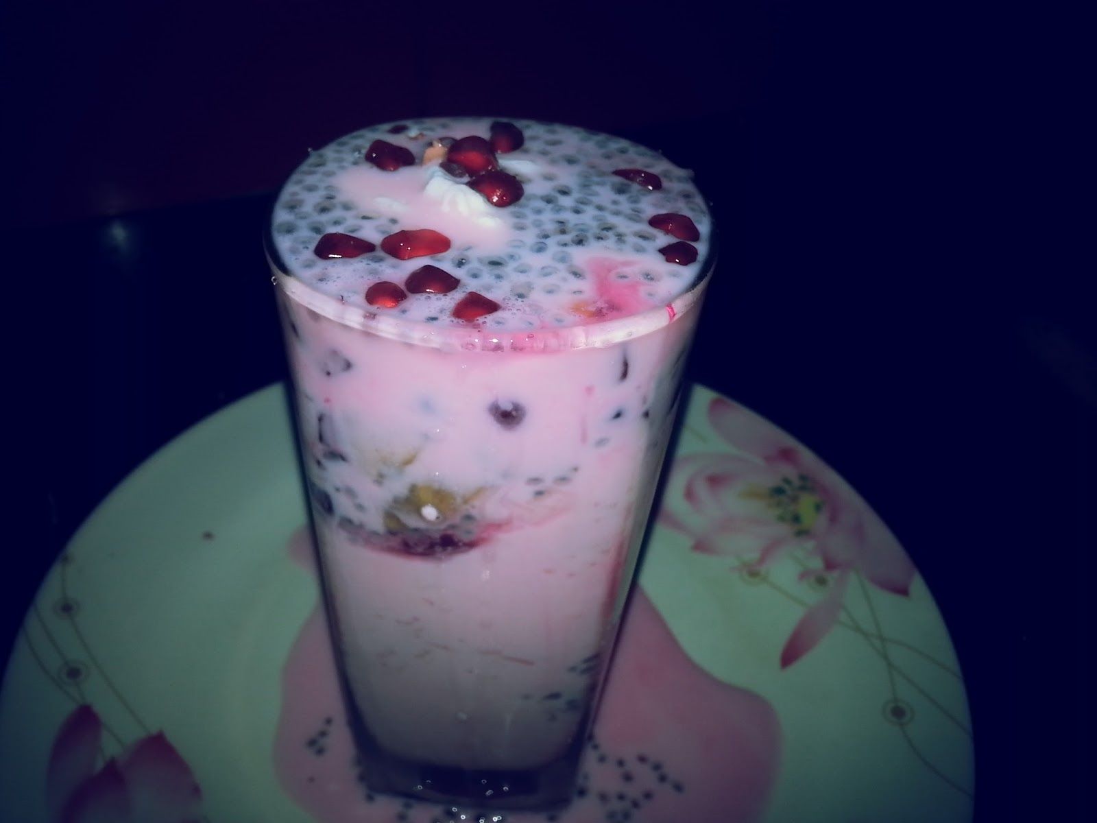 Simple Rose falooda recipe | How to make falooda at home | Kunjaminas ...