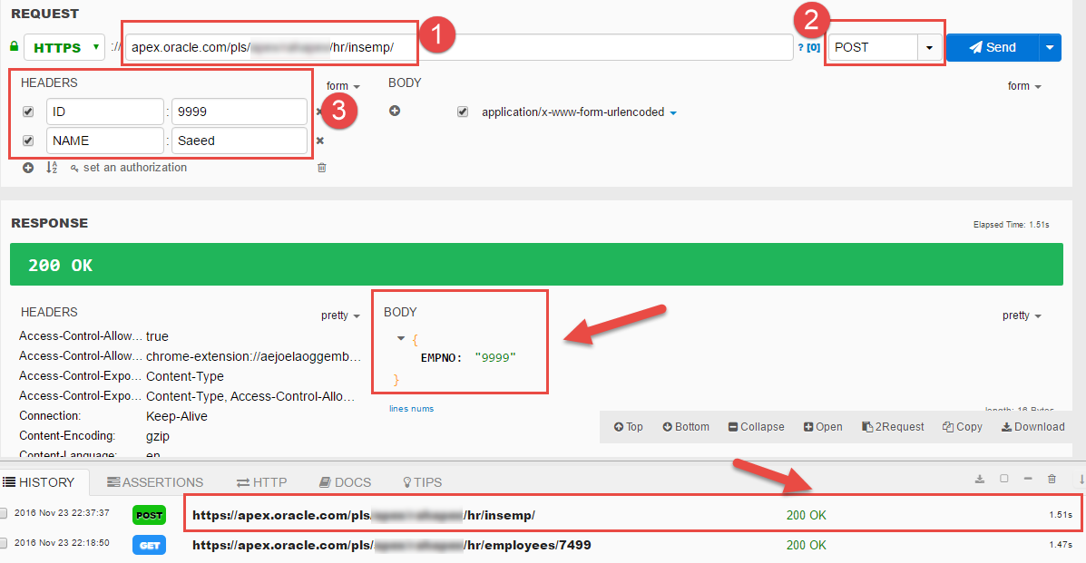 Oracle Apex Capabilities Oac How To Test Apex Restful Services