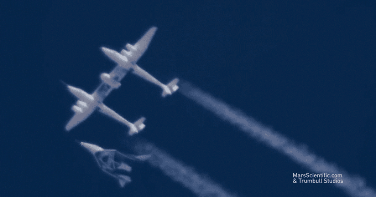 News Spazio: Virgin Galactic, primo test flight "feathered" per la ...