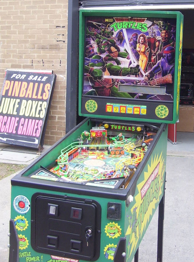 The TMNT Multiverse!: Coin-A-Bunga: The TMNT Pinball Machine!