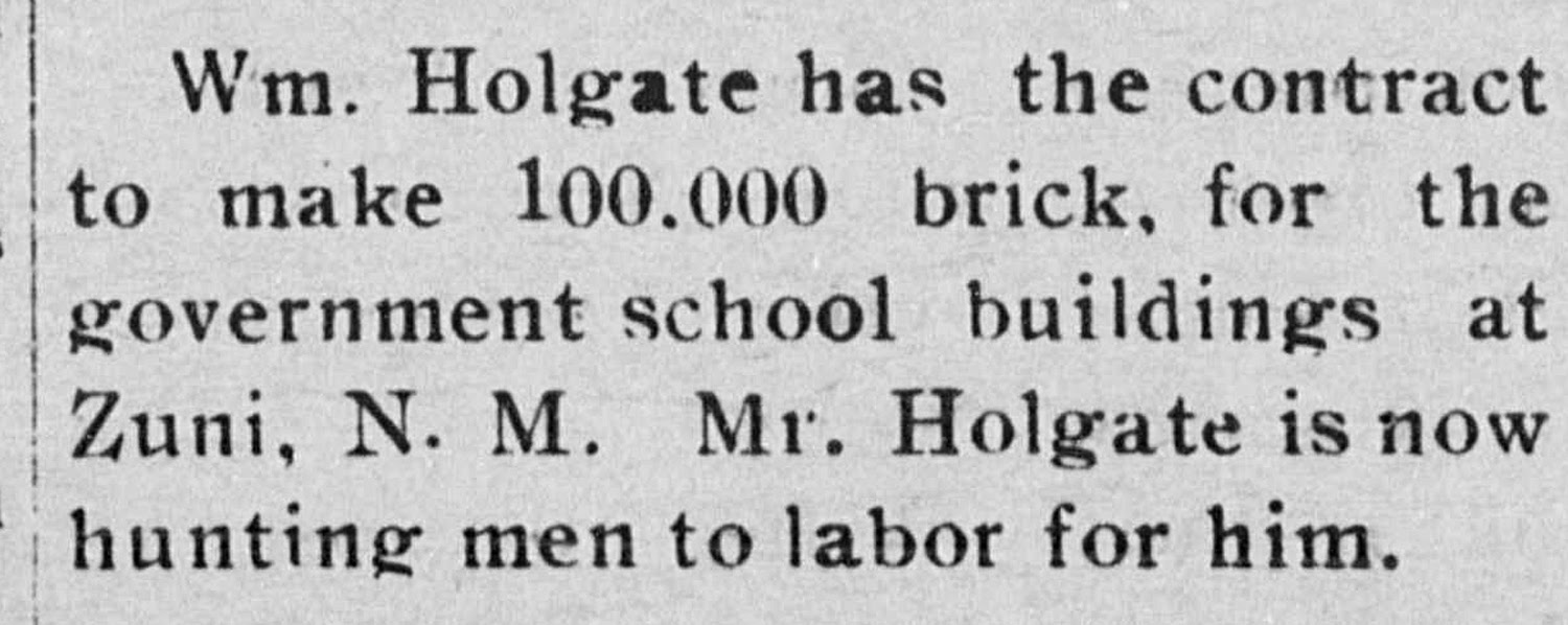 Following The Trail: Holgate Family