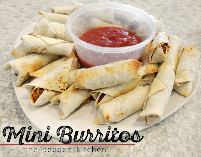 The Peaden Kitchen: Mini Burritos