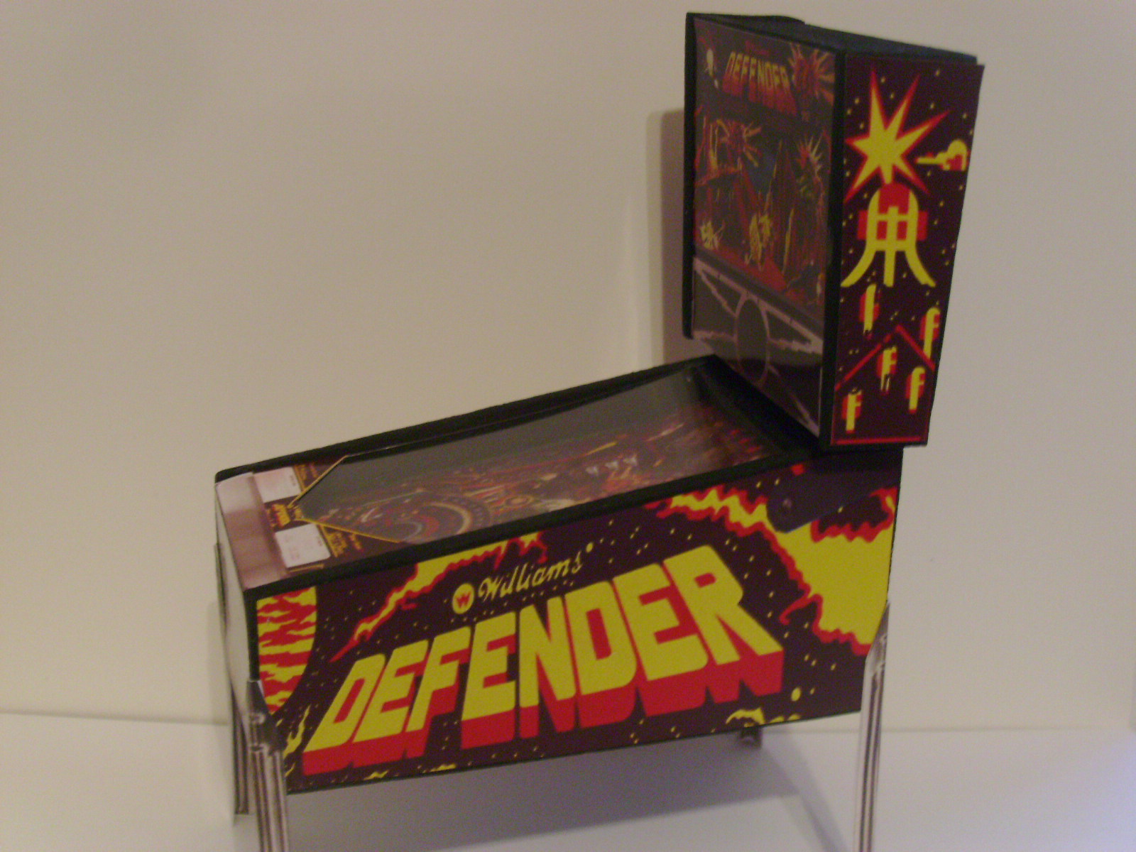 Retro Heart: DEFENDER Pinball Scale Arcade Model