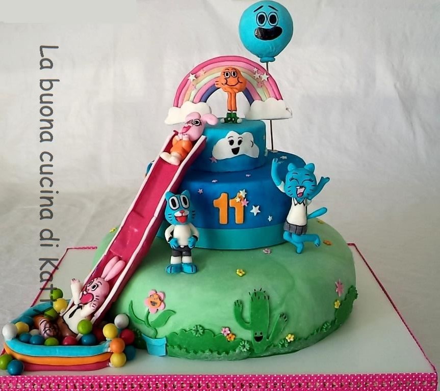 La buona cucina di Katty: Torta: Lo straordinario mondo di Gumball ...