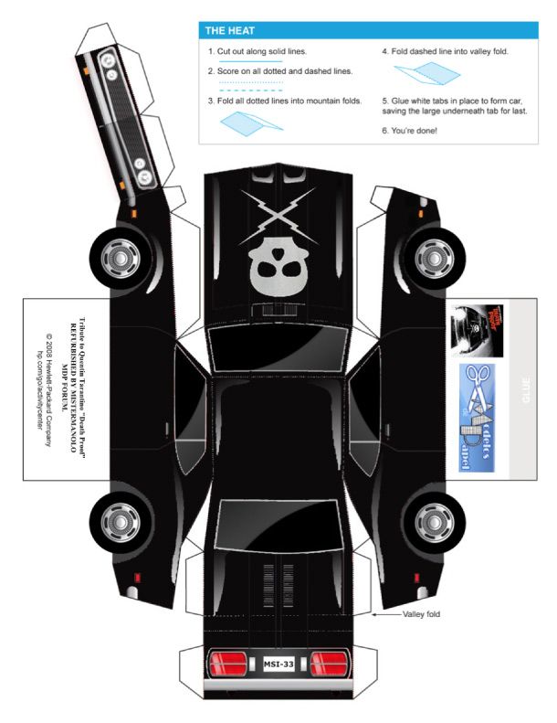 SP. Papel Modelismo: PaperCraft - Car