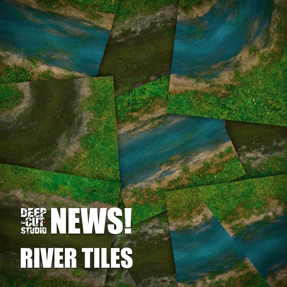 Wargame News and Terrain: Deep-Cut Studio: New Mousepad River Scenery ...