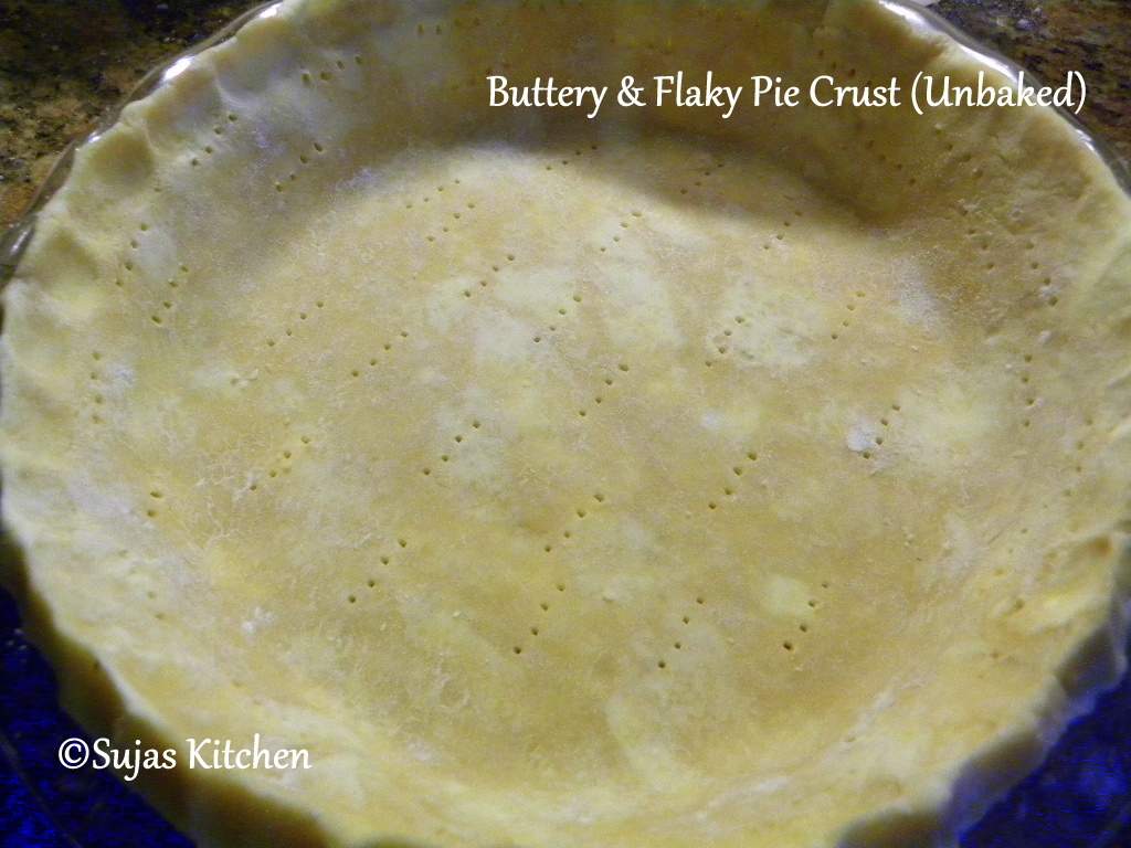 Sujas Kitchen: Buttery & Flaky Pie Crust