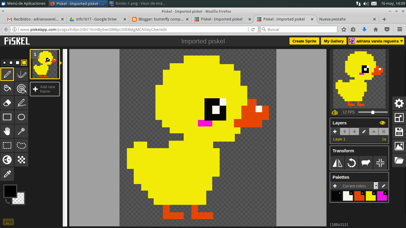 butterfly computing: novedades en piskel