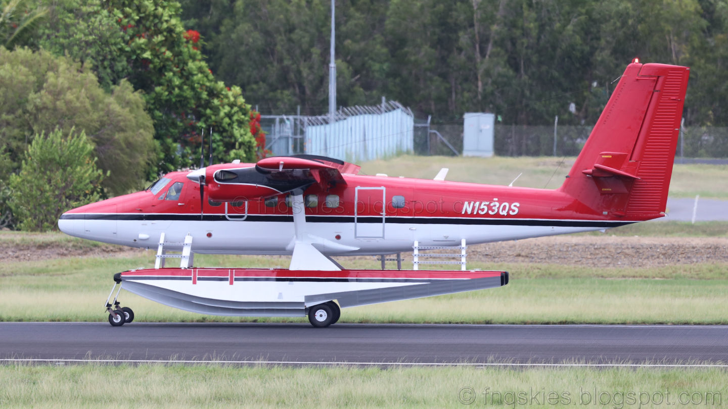 Far North Queensland Skies: Twin Otter DHC-6-400 N153QS arrives