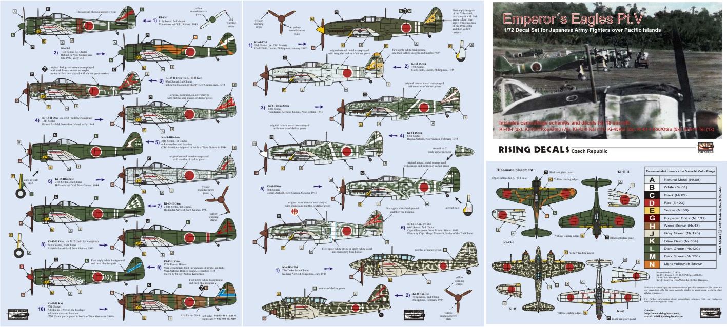 Aviation of Japan 日本の航空史: Rising Decals - Emperor's Eagles Pt.V