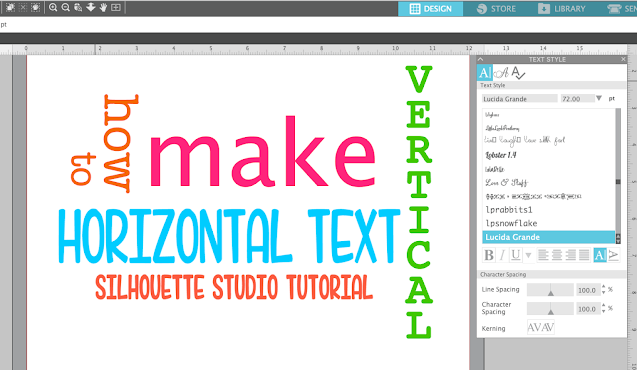 Typing Vertical Text in Silhouette Studio (The So Easy It's Stupid Way ... Typing Vertical Text in Silhouette Studio (The So Easy It's Stupid Way ...