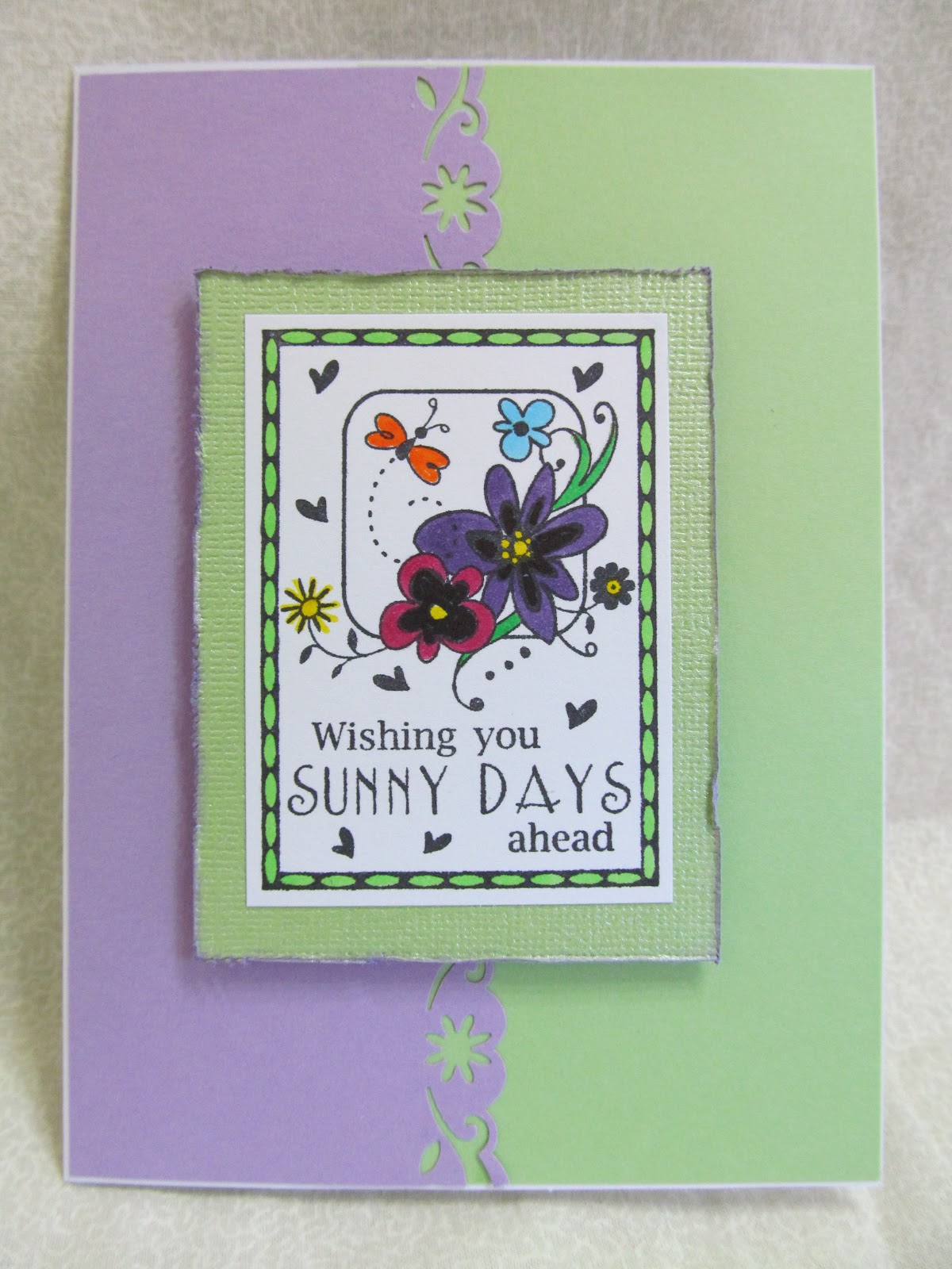 Savvy Handmade Cards: Complementary Color Card