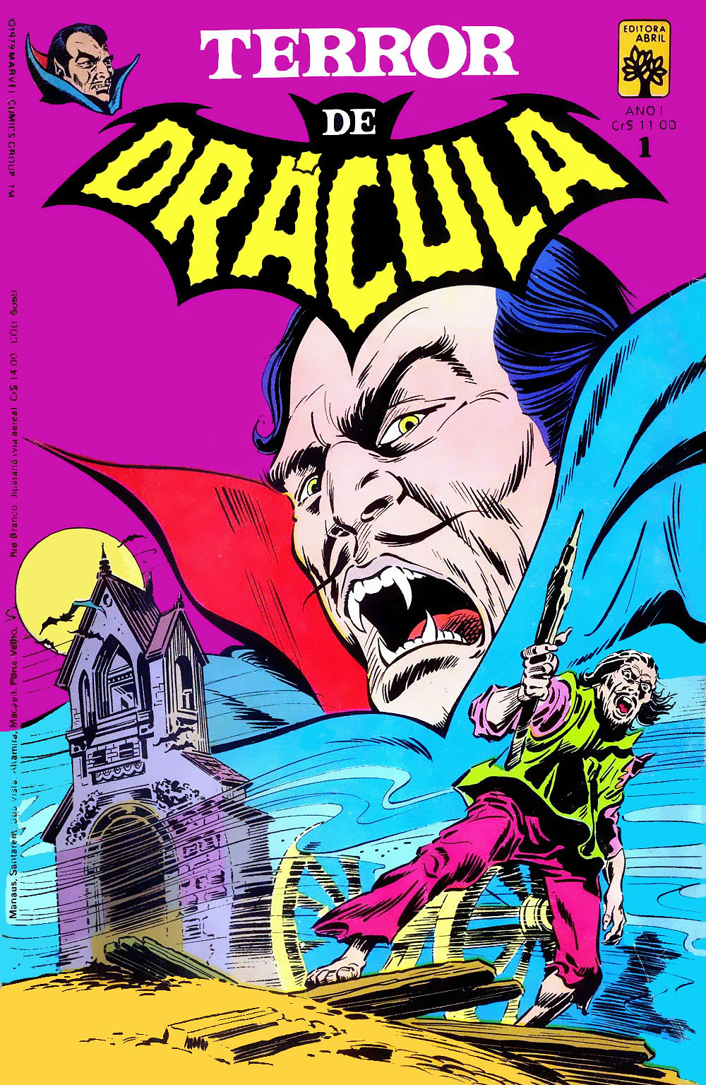 QUADRIKOMICS: Terror de Drácula - Editora Abril