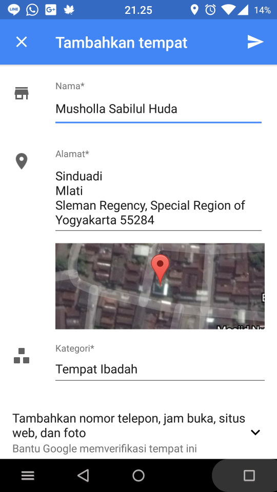 Menambahkan Nama Tempat Di Google Maps - Seputar Tempat