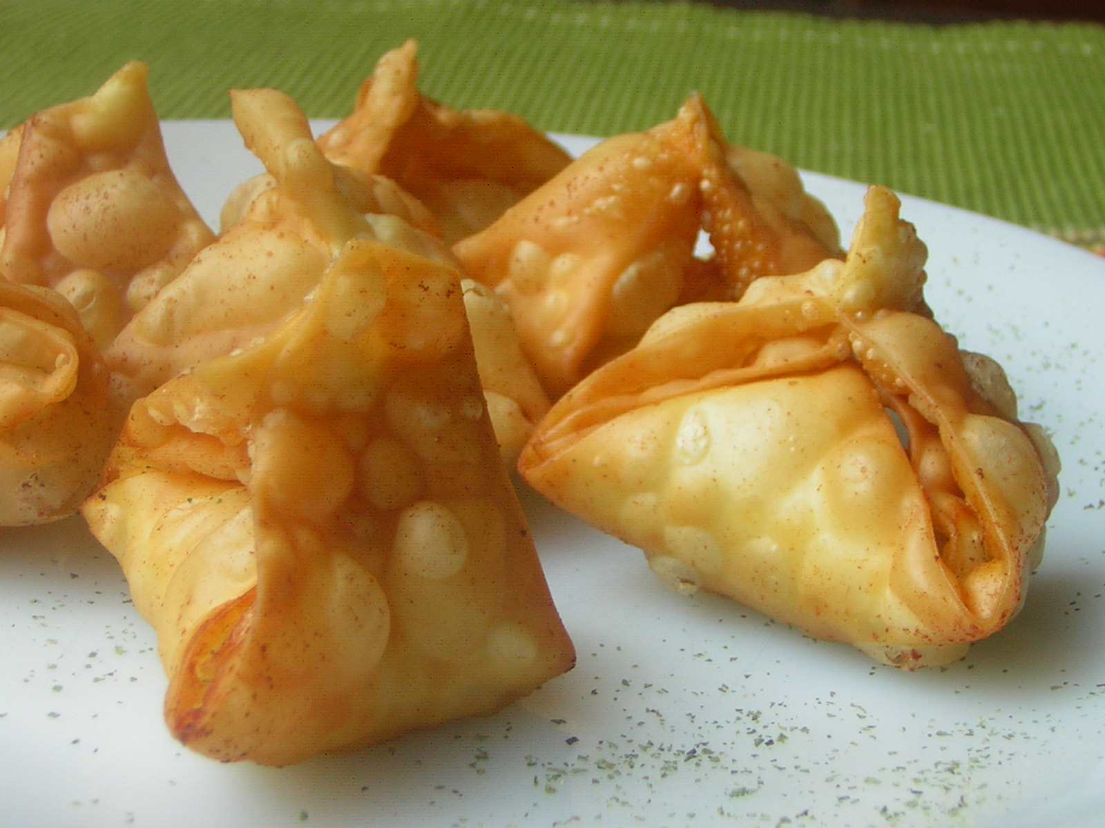 Comida Peruana: Receta: Wantanes rellenos con cebiche