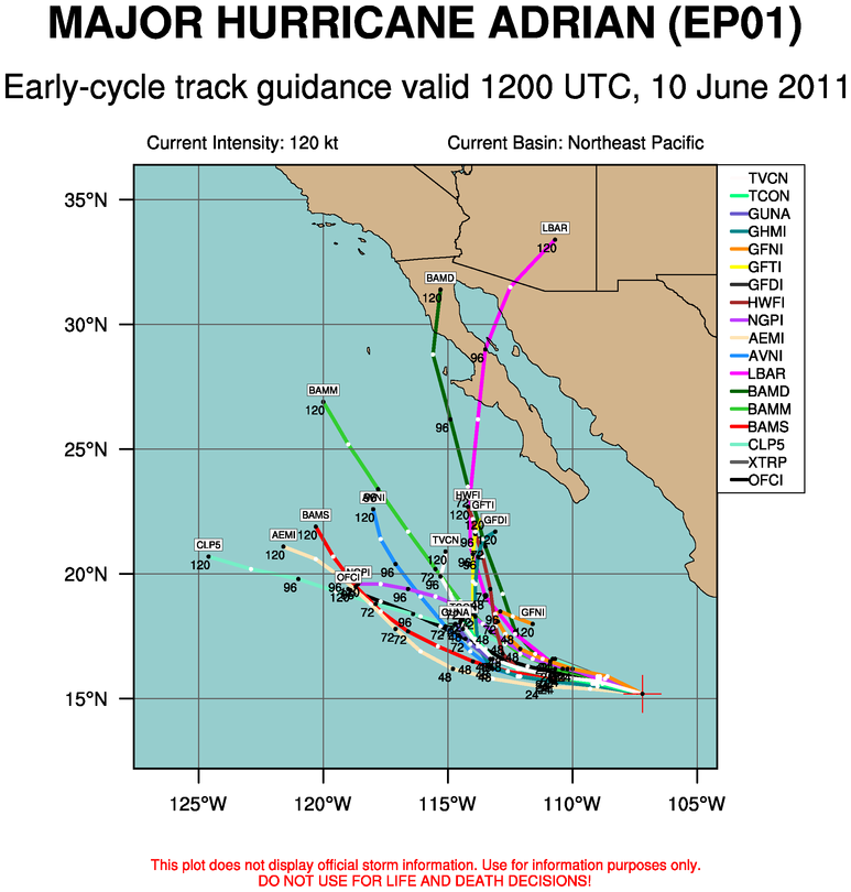 The Weather Centre: June 10- Major Hurricane Adrian Morning Discussion