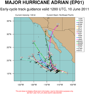 The Weather Centre: June 10- Major Hurricane Adrian Morning Discussion