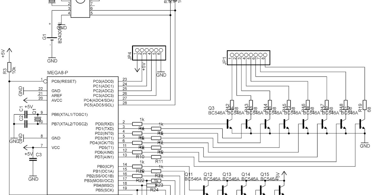 Jam Digital Seven Segment Dengan Alarm