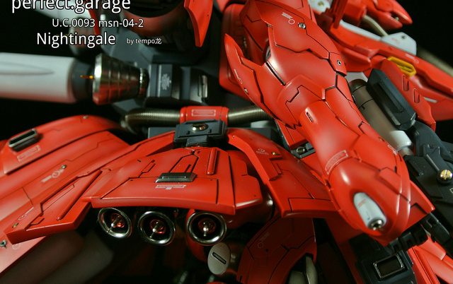 GUNDAM GUY: RC 1/100 MSN-04-2 Nightingale - Painted Build