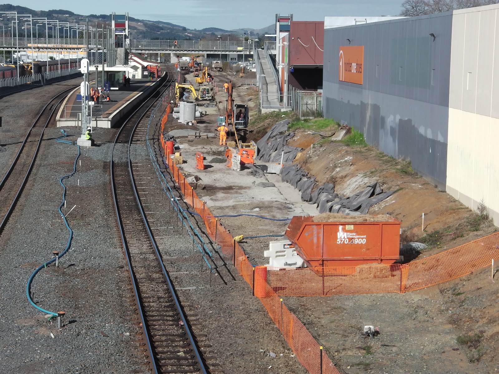 Papakura Station: Pre-shutdown