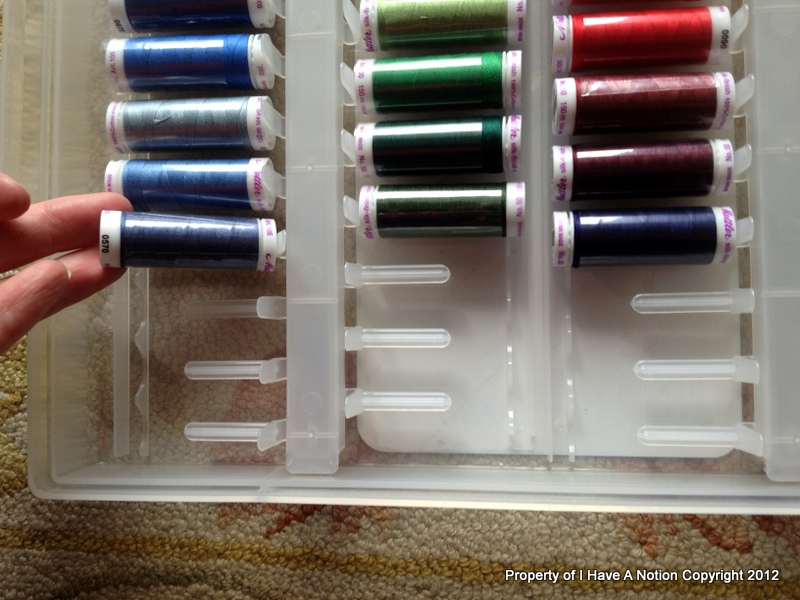 I Have A Notion: Isacord Super Satchel Thread Organizer